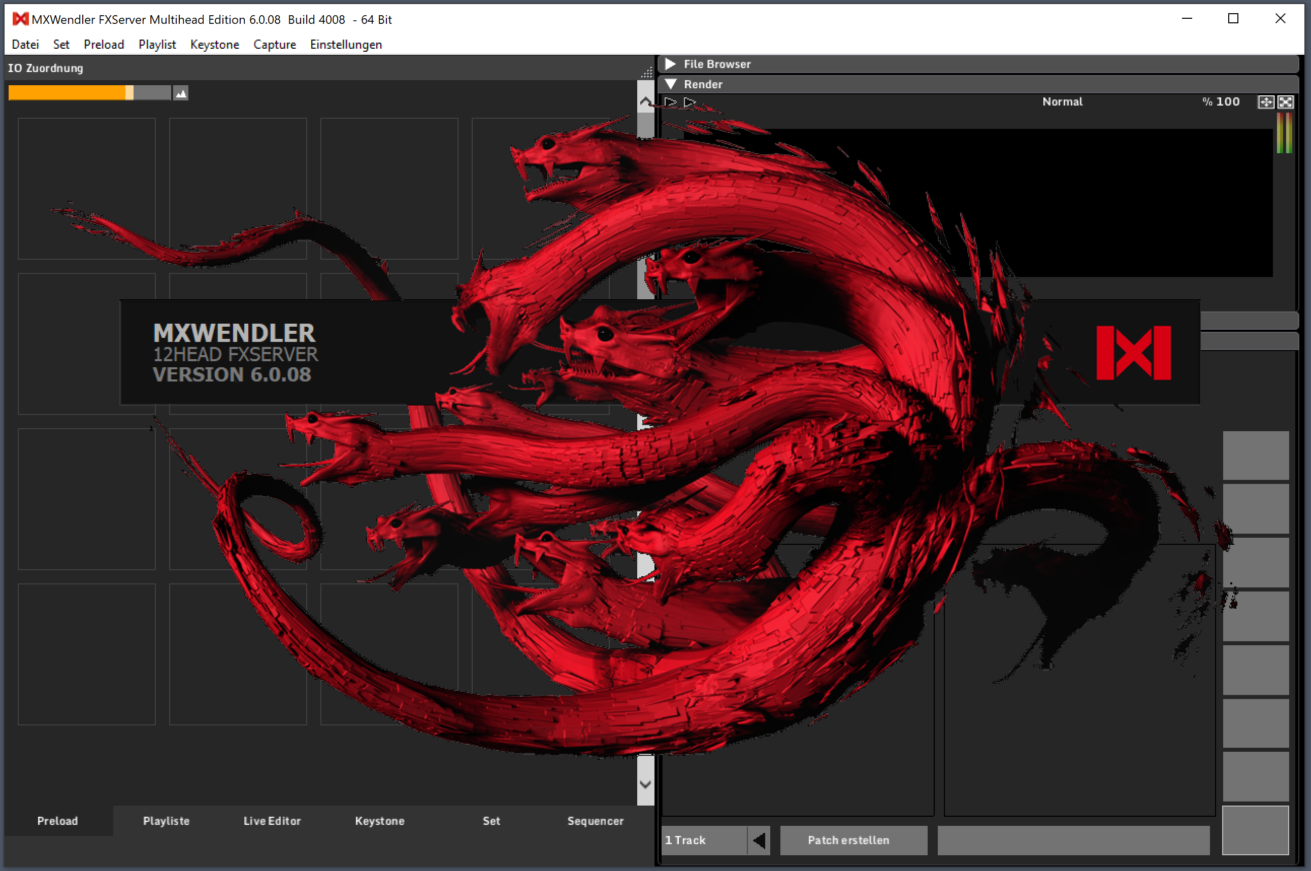 Theater und Veranstaltungen - Videomapping / Mediaserver